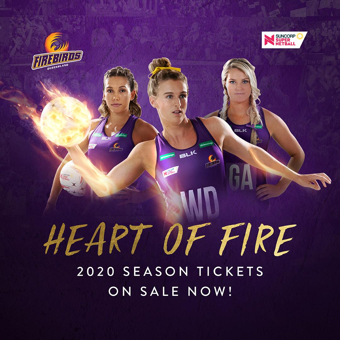 2020 Queensland Firebirds Season Tickets - The Home of the Queensland ...